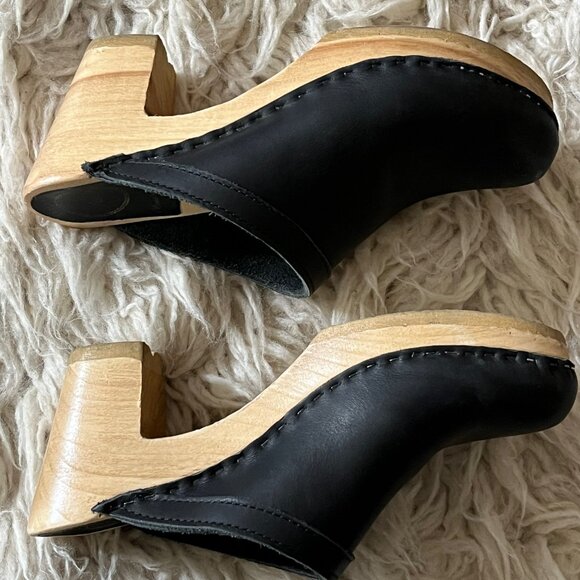 No. 6 | Shoes | No 6 Old School Clog On High Heel In Black Size 39 ...